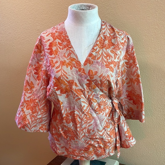 Sundance | Tops | Sundance Catalog Lily Silk Wrap Top Blouse M | Poshmark